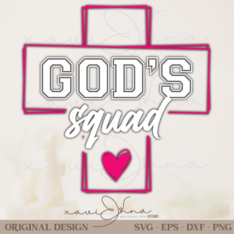 Gods Squad Christian Cross Church Shirt Svg Png Eps Dxf Religious Bible ...
