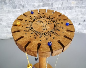 Pendulum Display Stand Holder for Wall With Moon Phases Inlay - Etsy