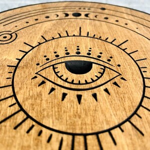 All Seeing Eye Wall Decor, Evil Eye Witchy Wall Hanging, Pagan Wiccan ...