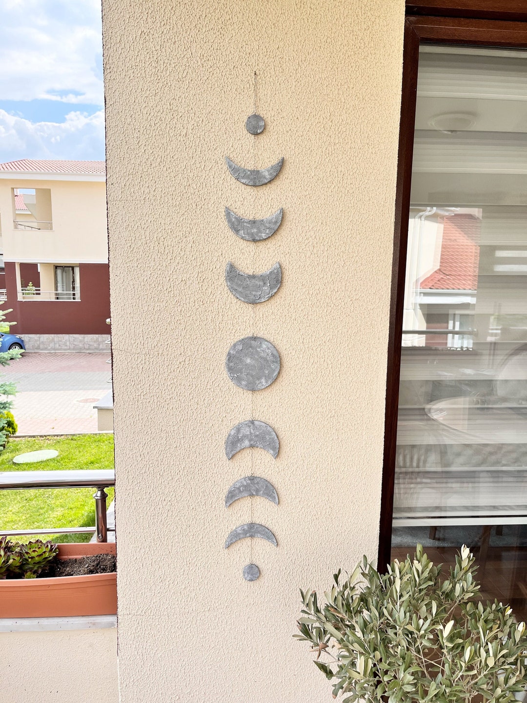 Moon Phase Wall Hanging, Phases of the Moon Cycle, Moon Phase Garland ...