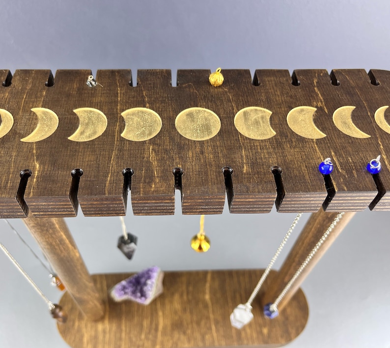 Pendulum Display Stand Pendulum Holder With Moon Phases - Etsy