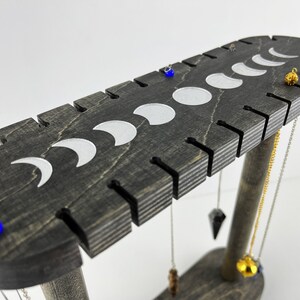 Pendulum Display Stand, Pendulum Holder With Moon Phases Engrave ...