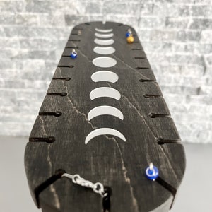 Pendulum Display Stand, Pendulum Holder With Moon Phases Engrave ...