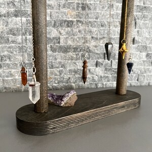 Pendulum Display Stand, Pendulum Holder With Moon Phases Engrave ...