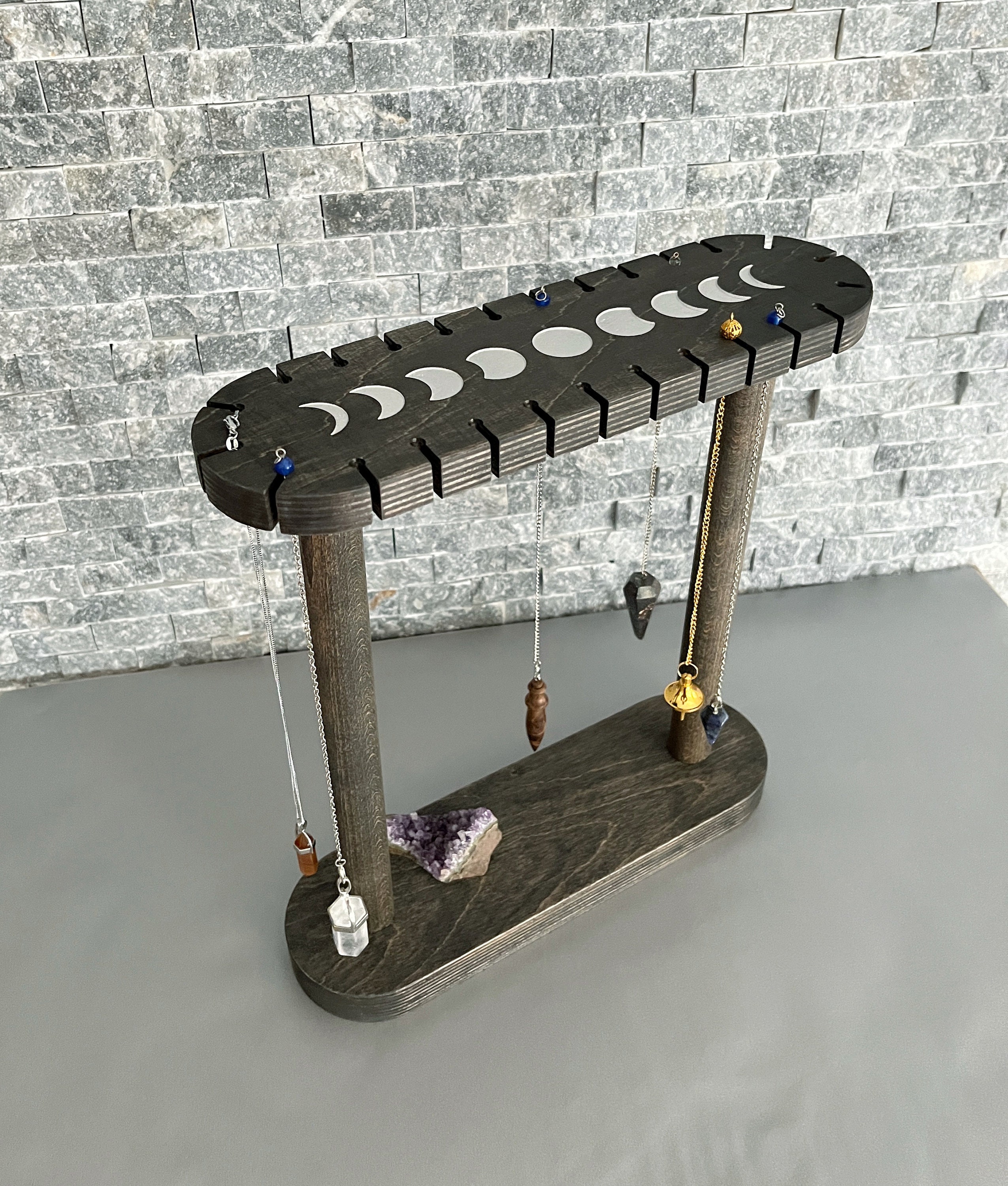 Pendulum Display Stand Pendulum Holder With Moon Phases - Etsy Australia