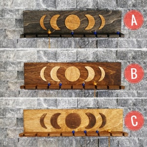 Pendulum Display Stand Holder for Wall With Moon Phases Inlay - Etsy