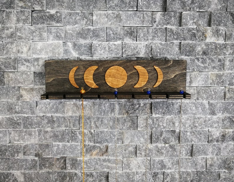 Pendulum Display Stand Holder for Wall With Moon Phases Inlay - Etsy