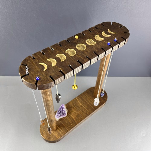 Pendulum Display Stand Pendulum Holder With Moon Phases - Etsy