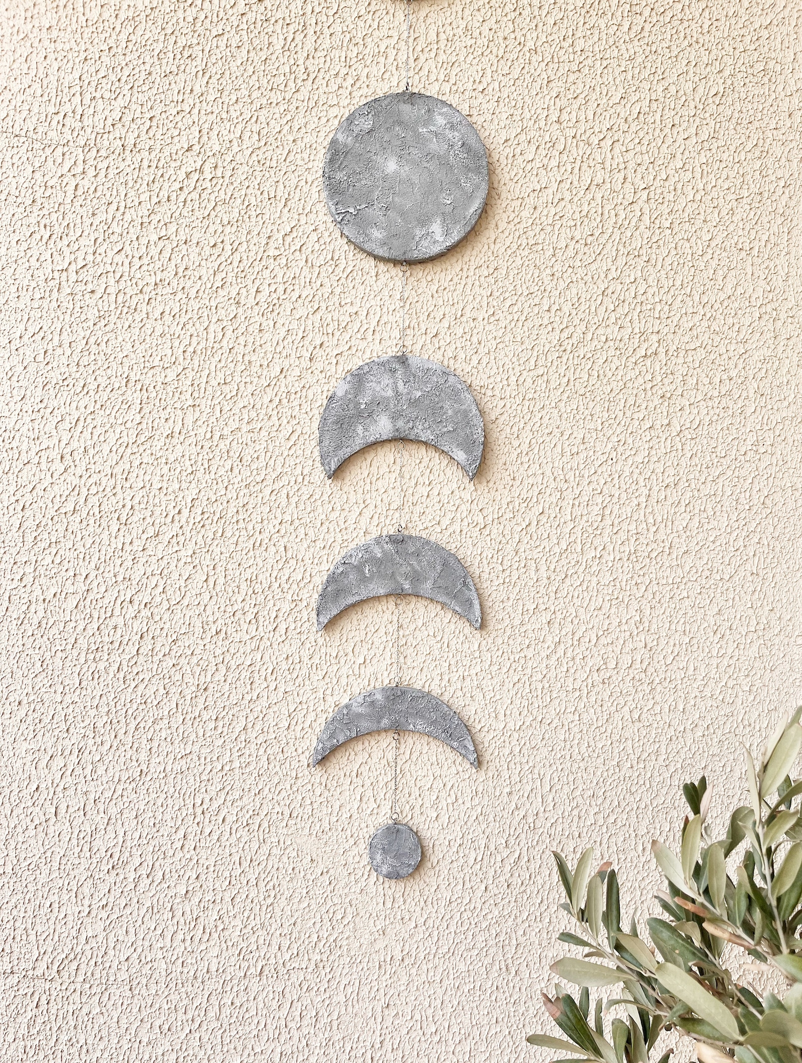Moon Phase Wall Hanging, Phases of the Moon Cycle, Moon Phase Garland ...