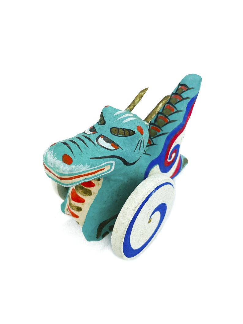 Japanese Folk Art Paper Mache 'tatsu-guruma' Dragon on - Etsy