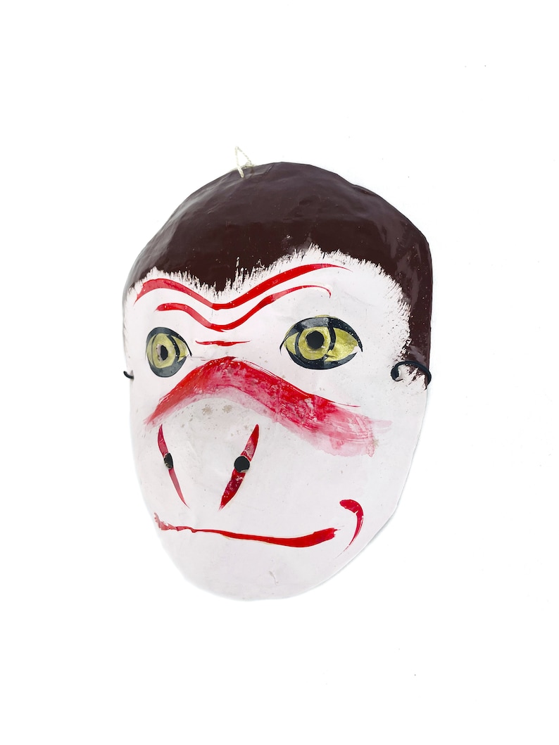 Lovely Japanese Hariko Saru Monkey Omen Mask / Hariko paper-mache mask ...