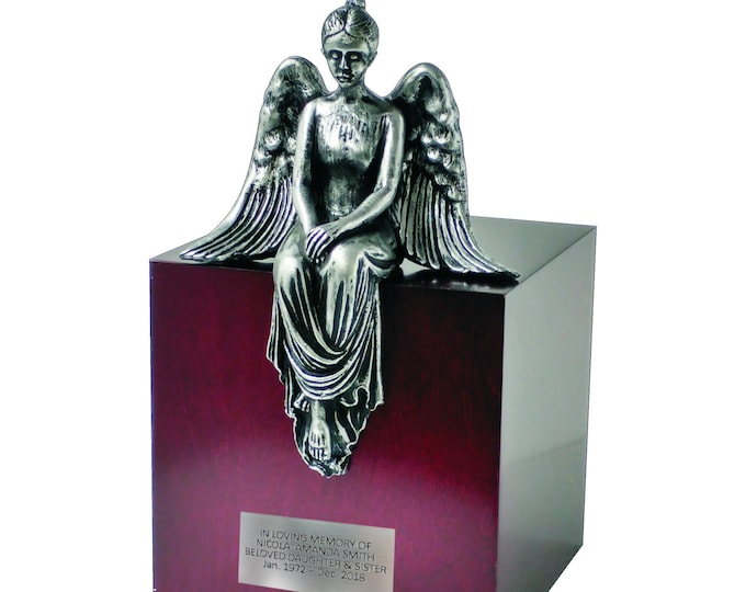 Funeral Angel Urn Scupulture Cremation Urn With Angel Figurine Ashes ...