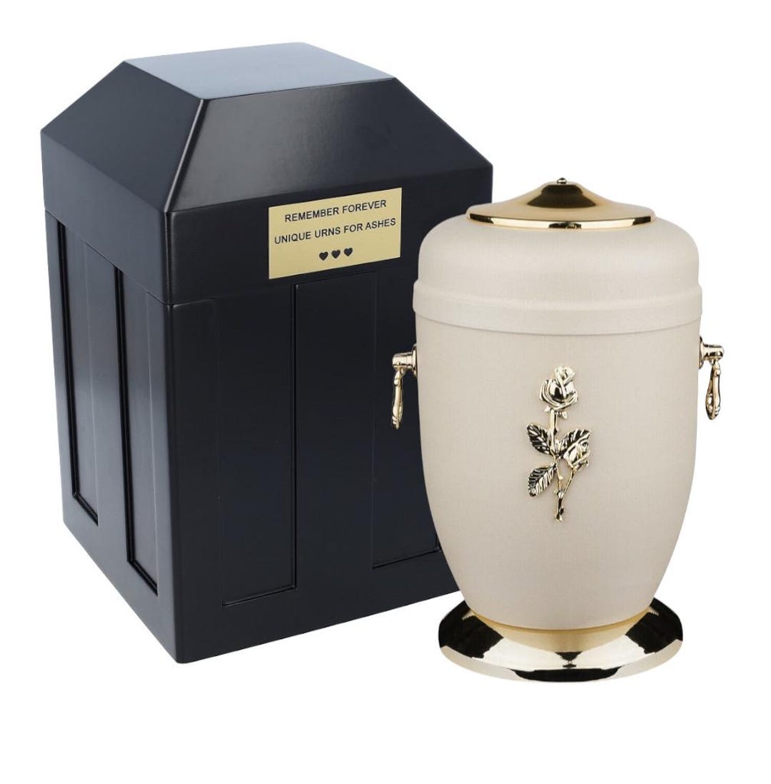 Burial Set for Funeral - Vault and Metal Urn Set Funeral Vault Set ...