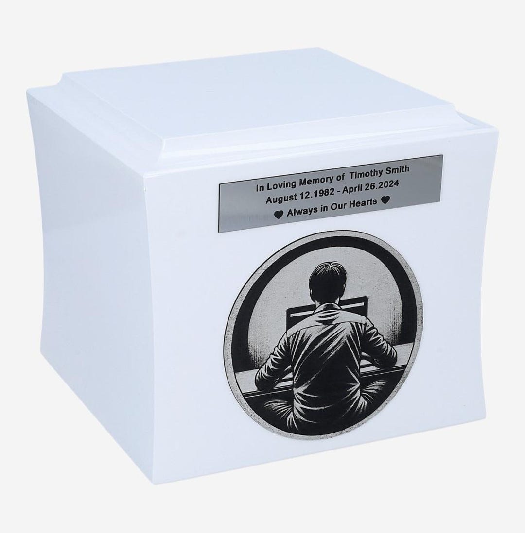 Cremation Urn for Computer Scientist It Specialist Teme Urn Programmer ...