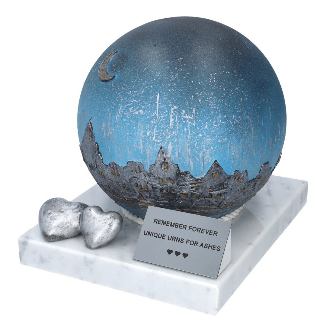 Artistic Cremation Urn Handmade Urn Hand Paint Urn for Ashes Handmade ...