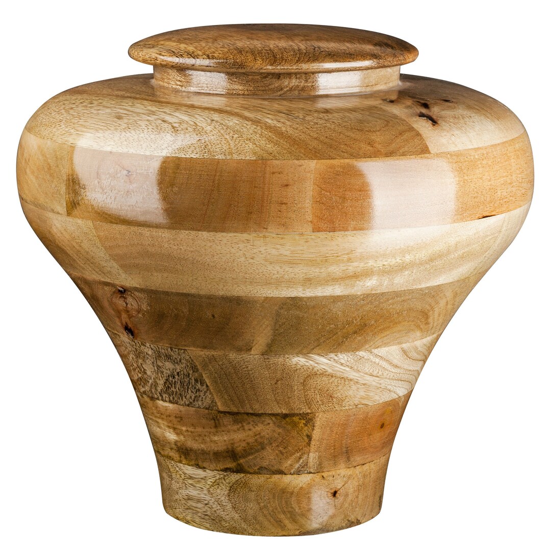Hand Made Mango Cremation Urn for Adult or for Pet Ashes Unique ...