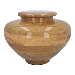 Hand Made Mango Cremation Urn for Adult or for Pet Ashes Unique ...