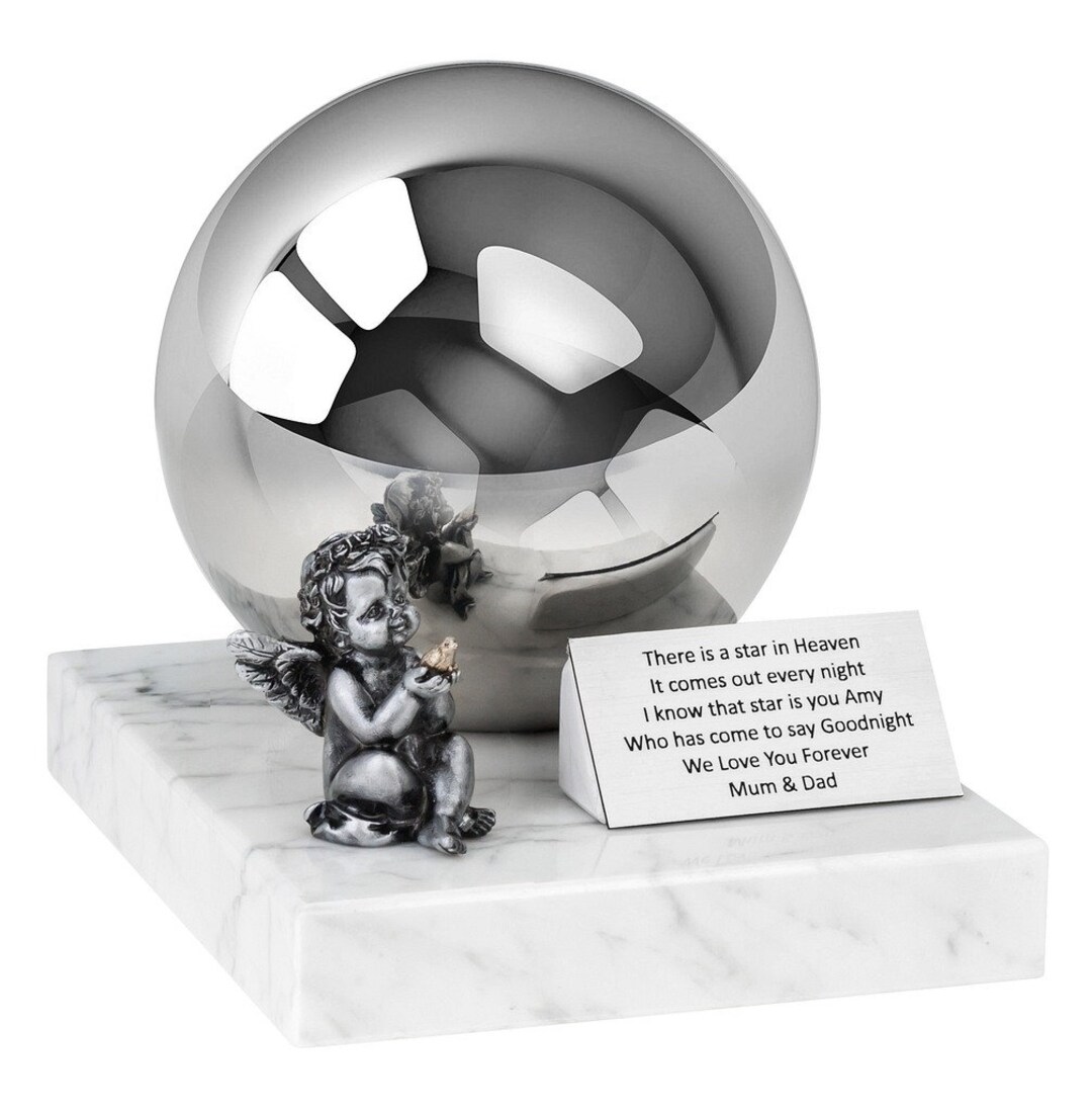 Angel Urn for Baby Ashes, Unique Child Cremation Urn, Stunning Infant ...