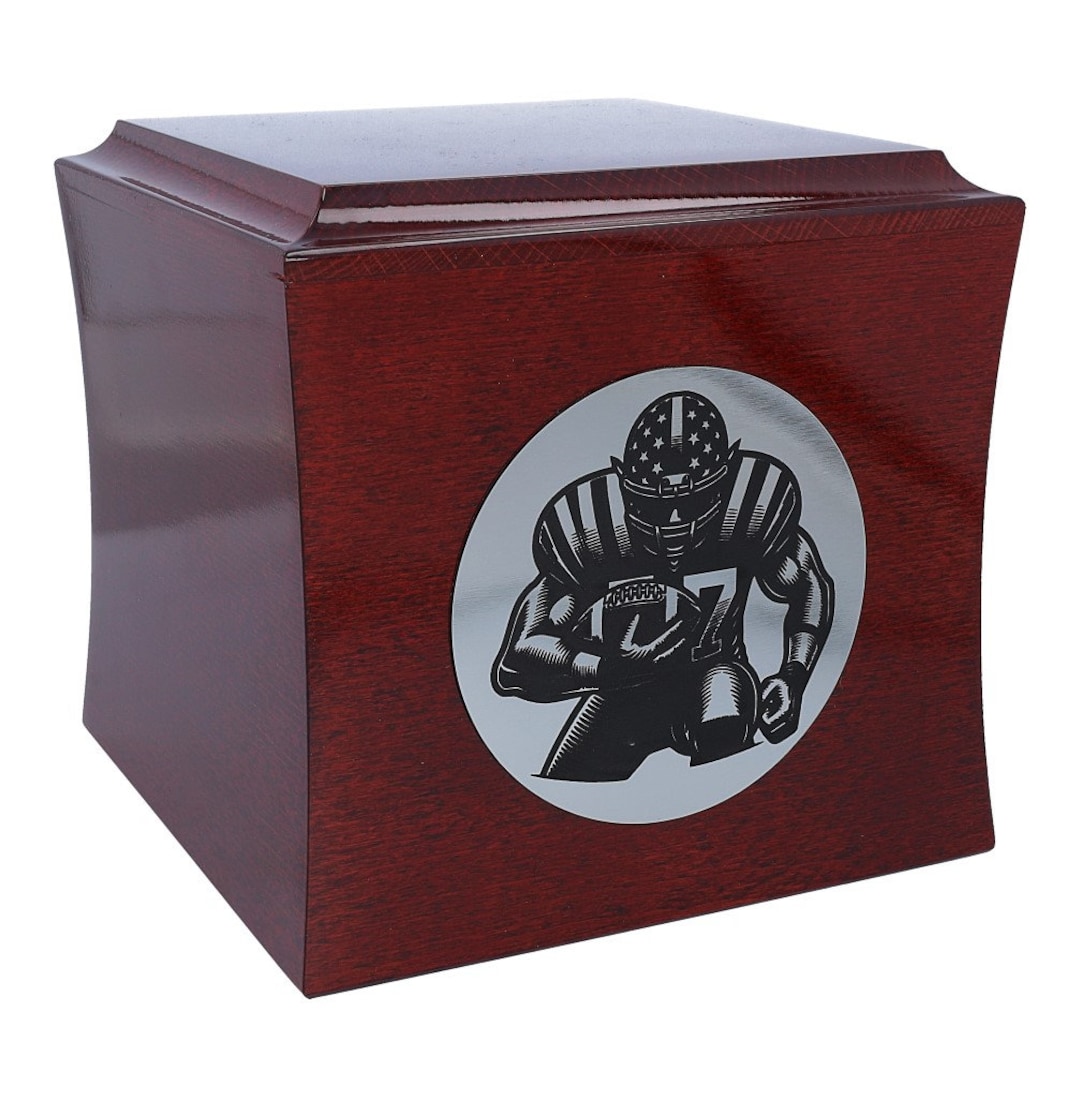 Cremation Urn for American Football Player or Passionate Fan Football ...
