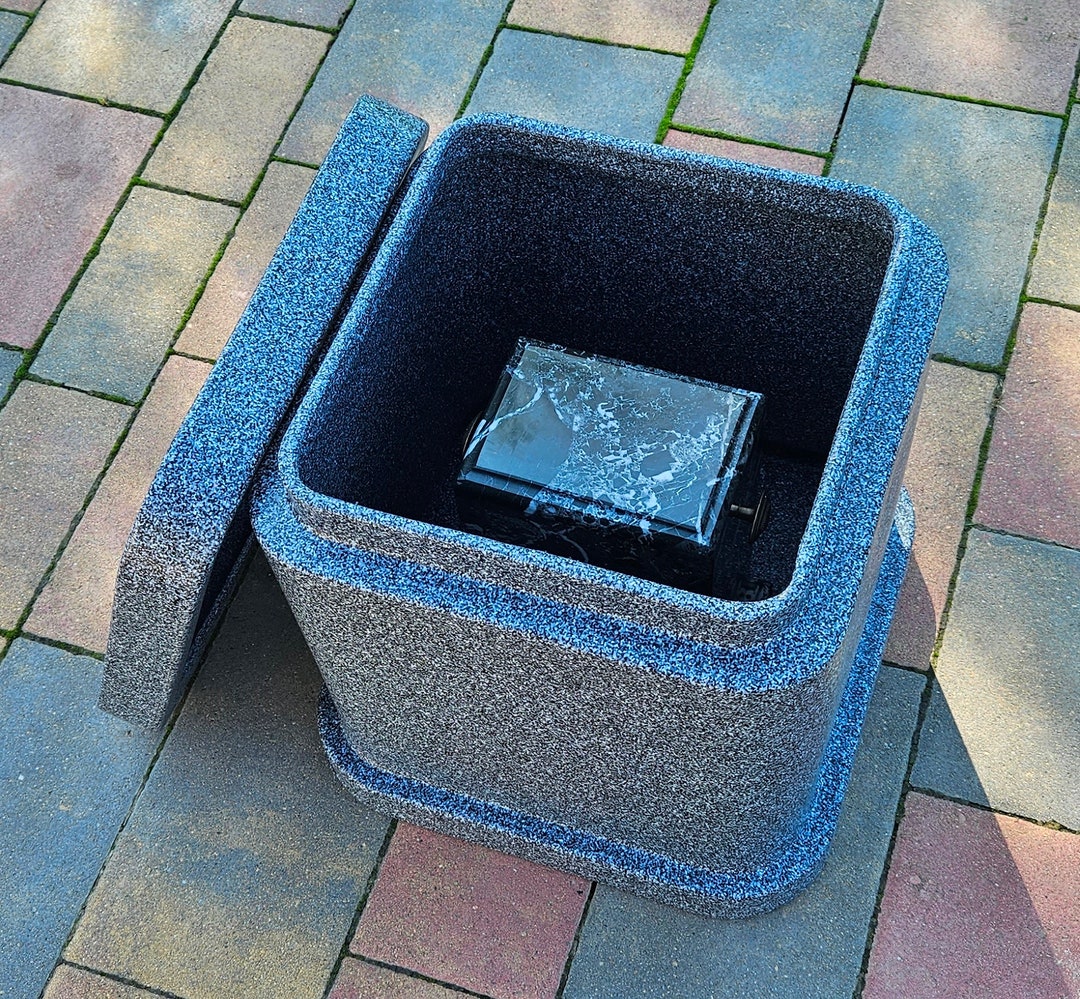 Cemetery Urn Vault With Urn Burial Ground Urn Capsule Crypt Urn ...