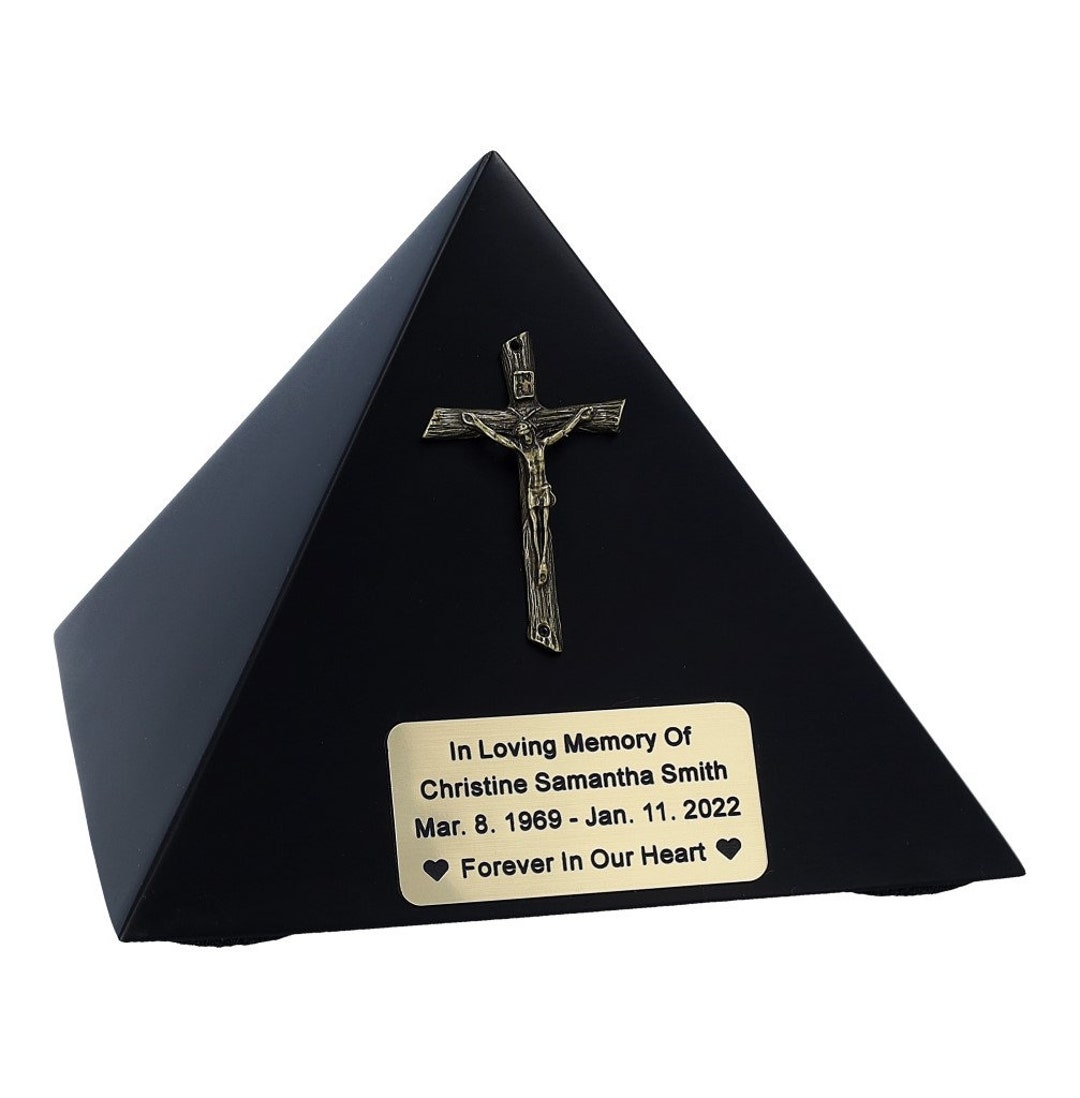 Human Ashes Keepsake Small Pyramid Urn for Home Decor Mini Urn for Part ...