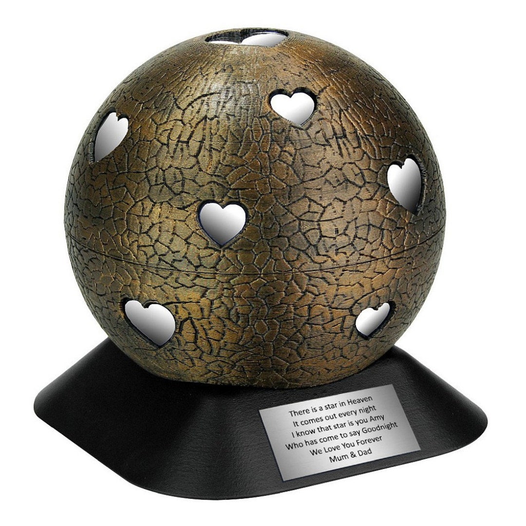 Child Urn With Hearts Baby Urn for Ashes for Child Remains Cremation ...