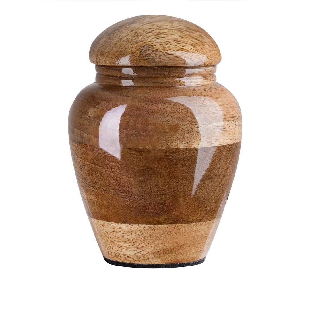 Stunning and Very Special Hand Made Wooden Mango Keepsake Cremation Urn ...