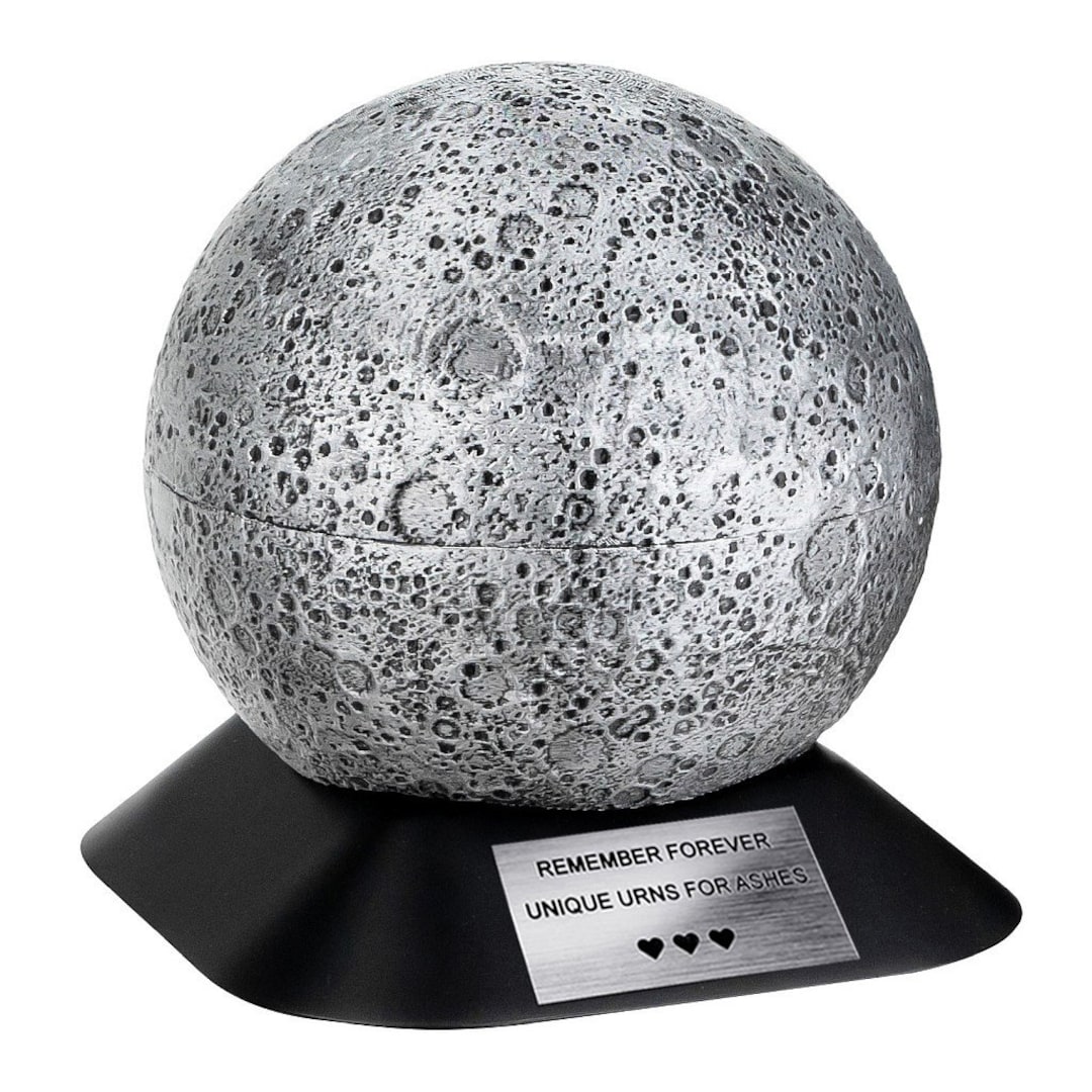 Moon Child Urn for Ashes Sphere Urn for Home Decorative Moon Urn for ...