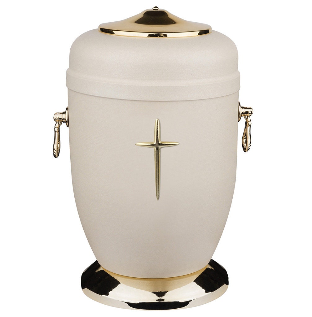 Beautiful Metal Cremation Urn for Ashes Personalised Cremation Urn Rose ...