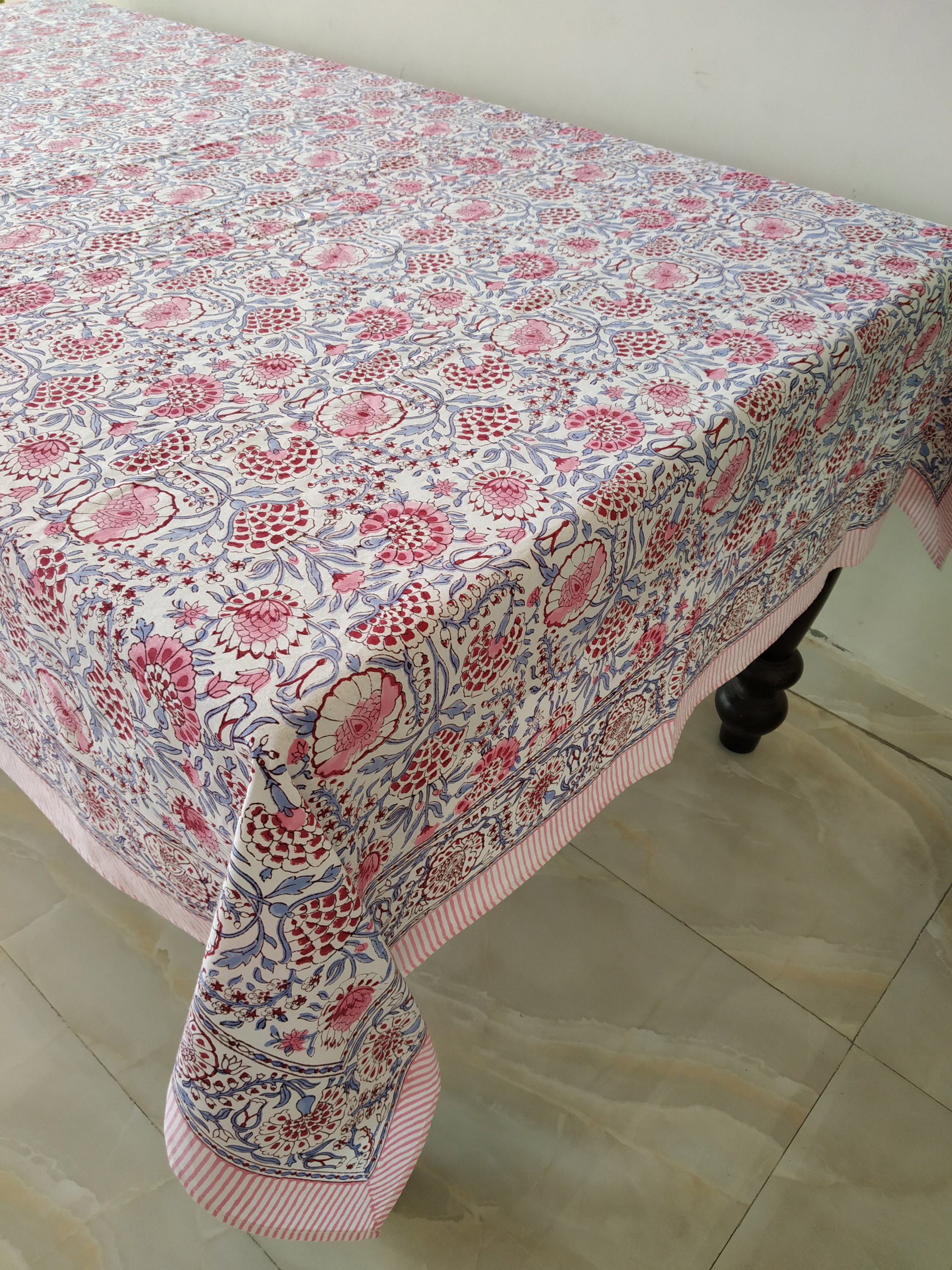 Christmas Tablecloth Indian Block Print Rectangular - Etsy