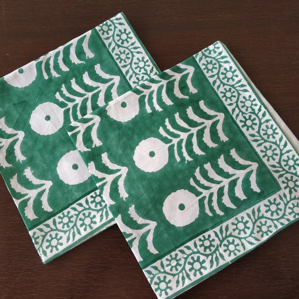 Block Print Napkins - Etsy