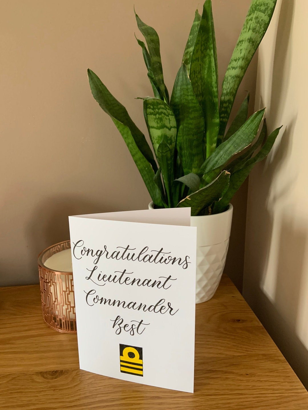 Personalised Congratulations on Your Promotion Card | Military Rank or ...