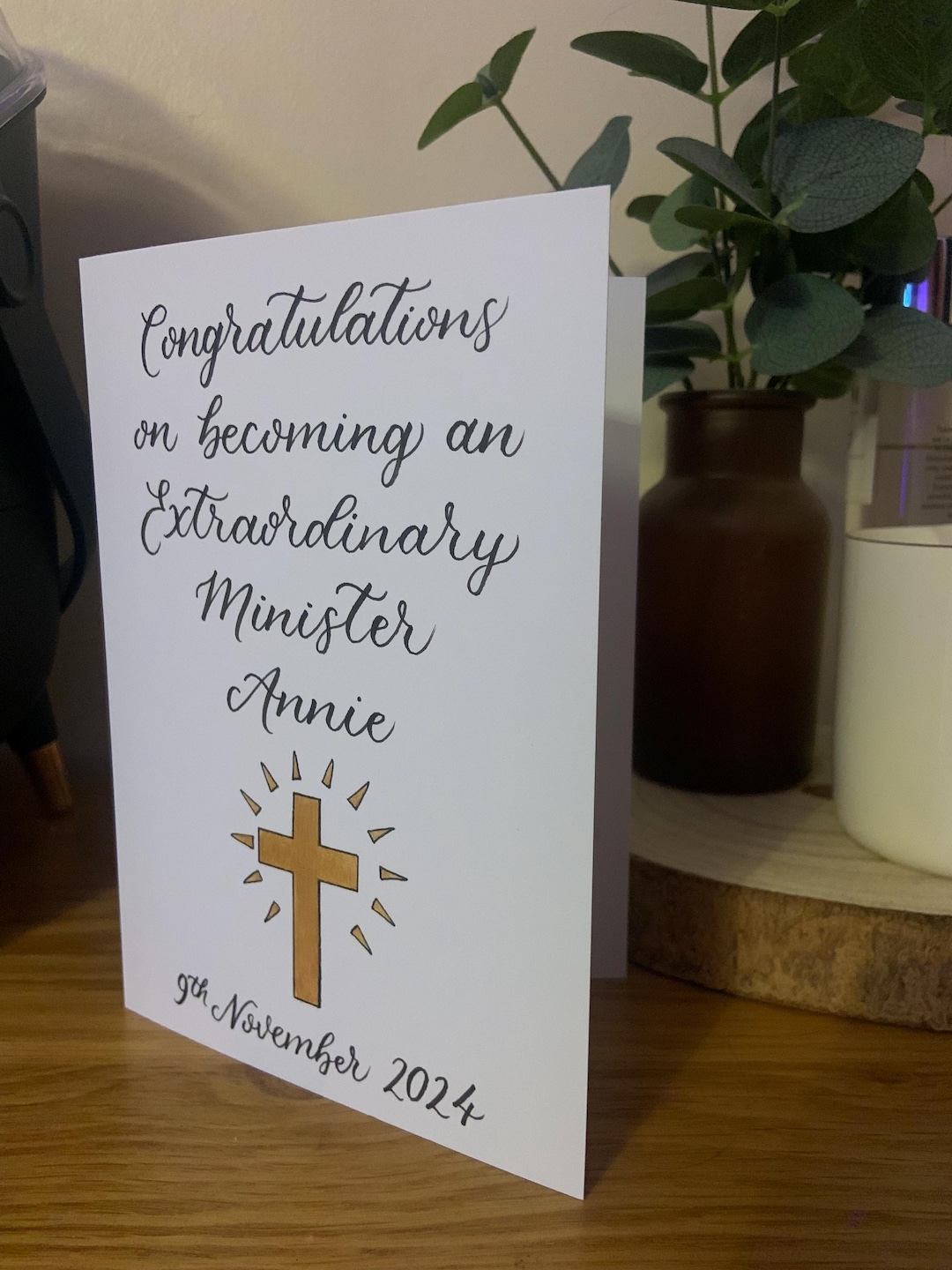 Personalised Congratulations Card | Extraordinary Minister | Holy ...
