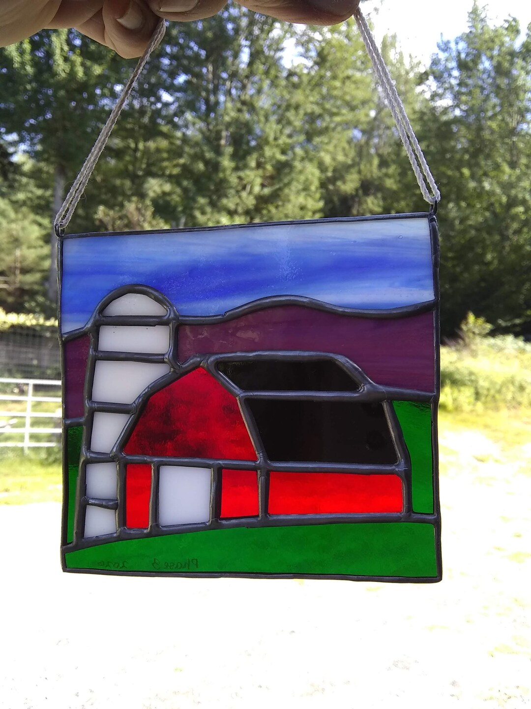 Stained Glass Mini Landscape - Etsy