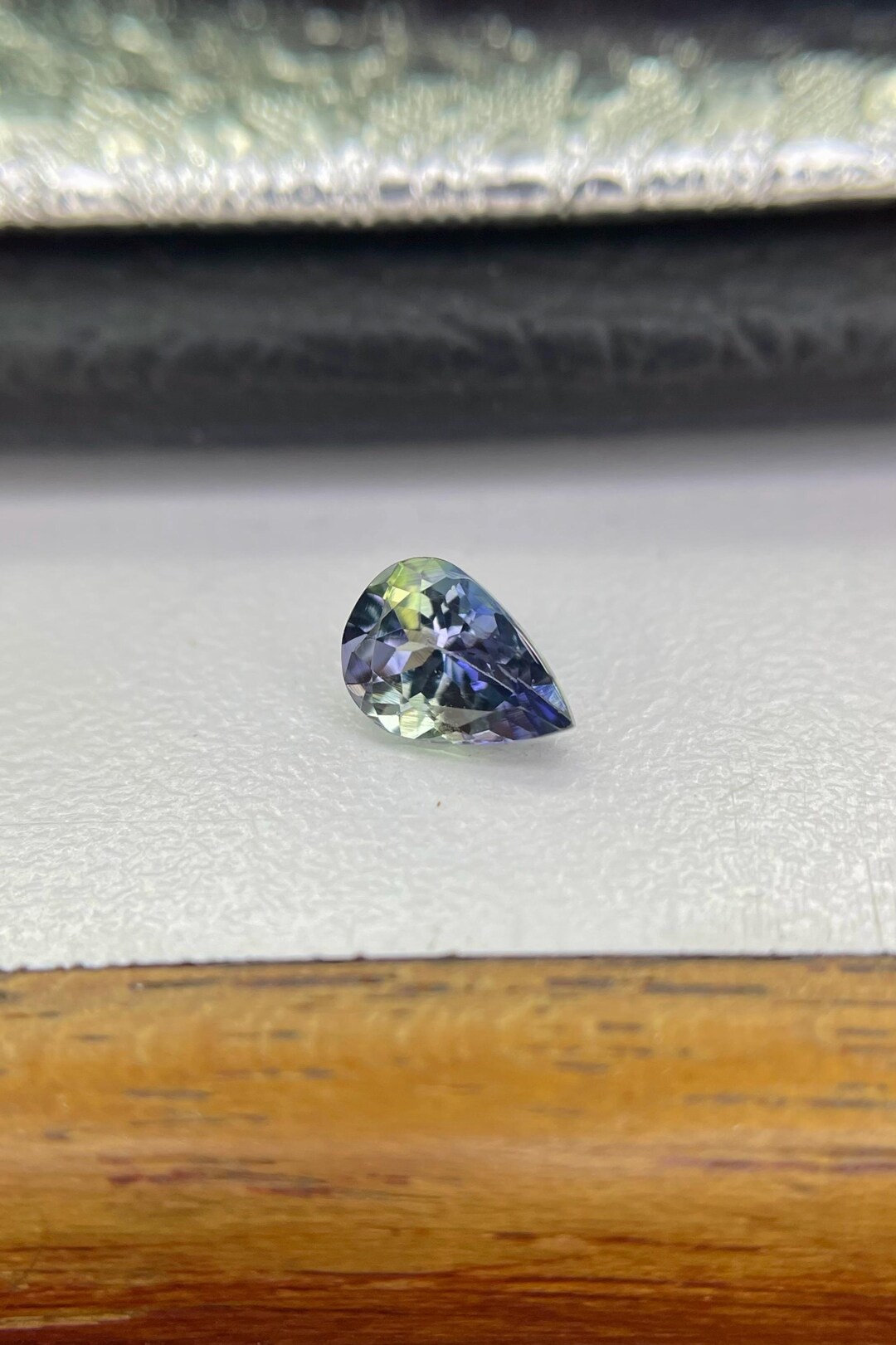 Rare Tri Color Tanzanite Pear Cut, Unheated Loose Zoisite Gemstone for ...