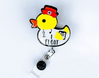 Rubber Duck Badge Reel - Etsy