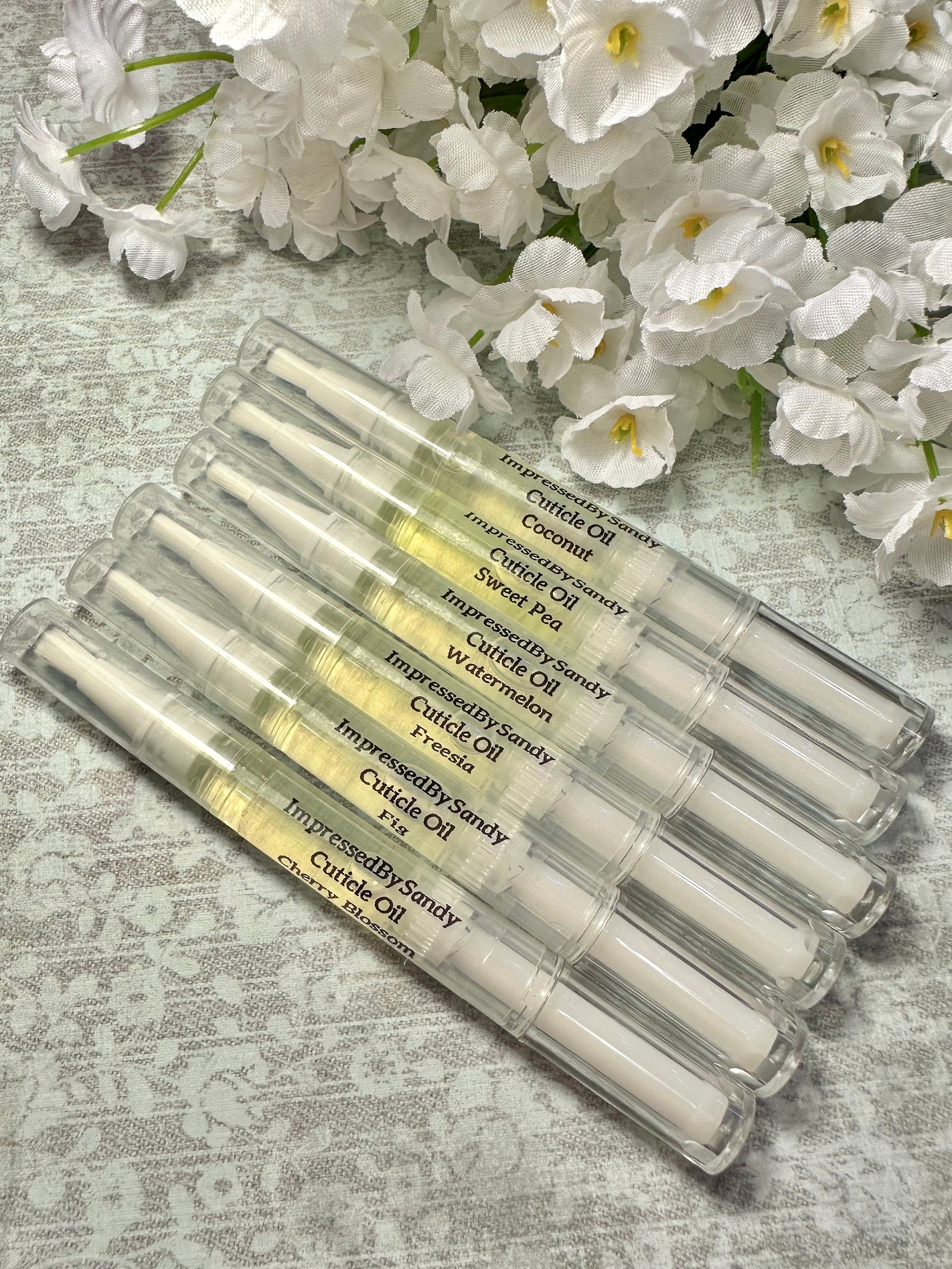 Hydrating Cuticle Oil Pens, Nail Oil, Scented Oil, All Natural, 58 ...
