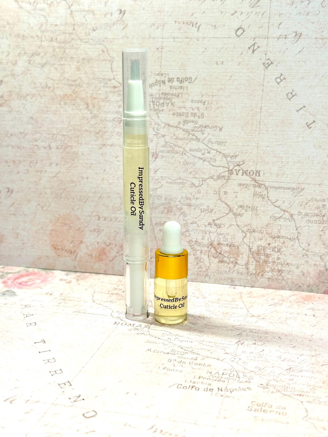 Cuticle Oil Set: Pen and Bottle - On-the-go Nail Care - Etsy