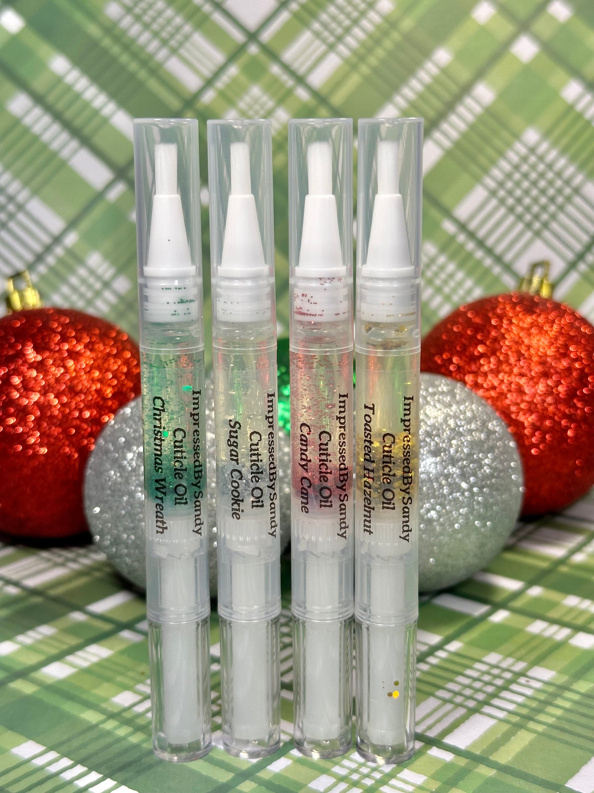 Christmas Scented Hydrating Cuticle Oil Pens Nail Oil Scented Oil