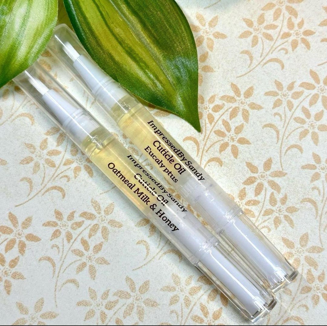 2 Pack Hydrating Cuticle Oil Pens: Scented Nail Treatment - Etsy
