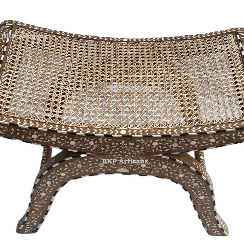 Bone Inlay Bench - Etsy