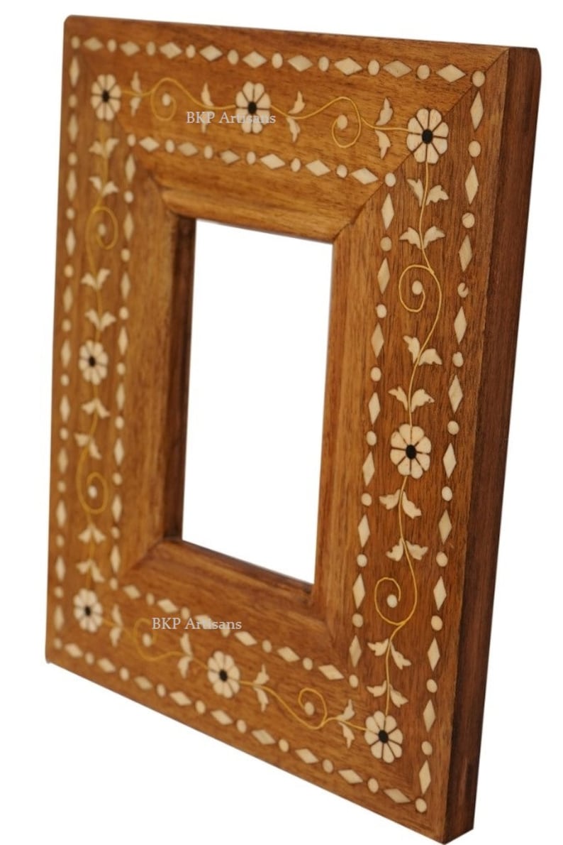 Inlaid Photo Frameinlaid Mirror Frame India Antique - Etsy