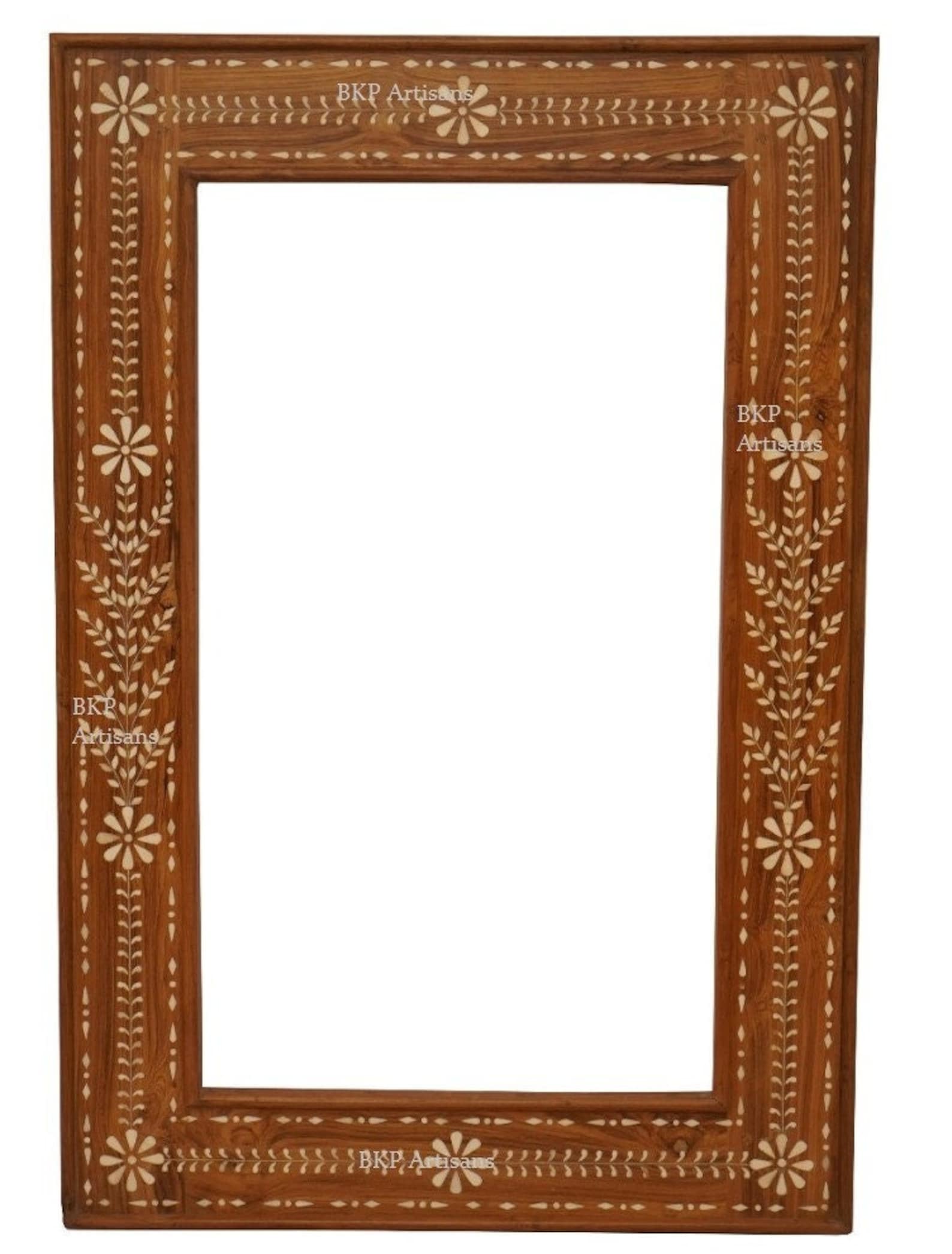 Inlaid Photo Frame|inlaid Mirror Frame| India Antique Frame|bone Inlay ...