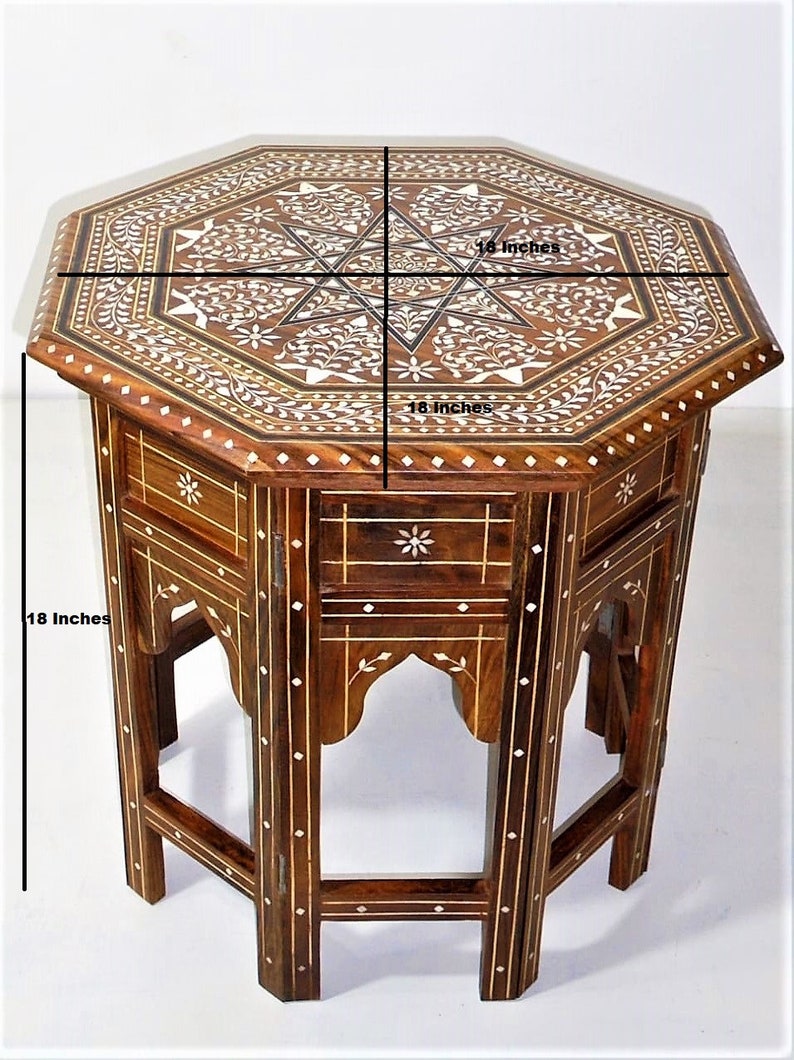 Inlay Coffee Tableinlaid Coffee Table | Etsy