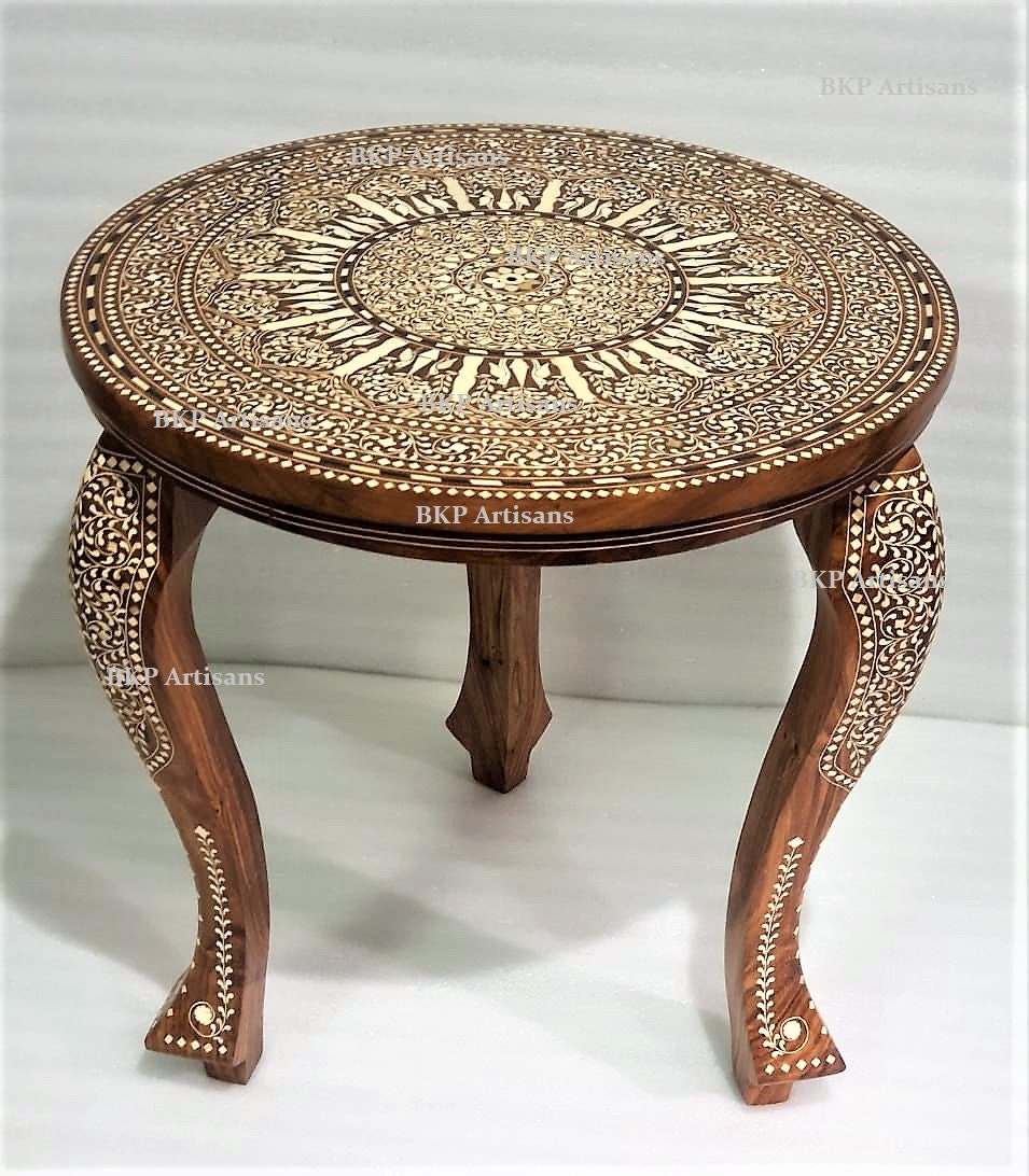 Inlay Coffee Tableinlaid Coffee Table Bone Inlay Coffee | Etsy