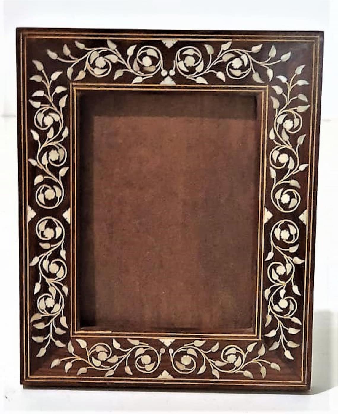 Inlaid Photo Frameinlaid Mirror Frame India Antique | Etsy