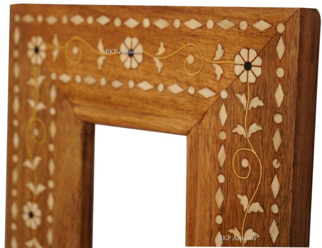 Inlaid Photo Frame|inlaid Mirror Frame| India Antique Frame|bone Inlay ...