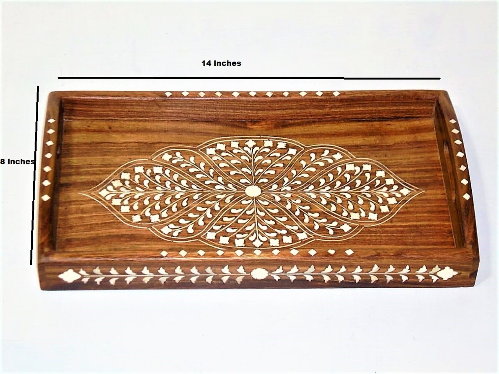 Inlaid Serving TrayInlay Decorative Tray | Etsy