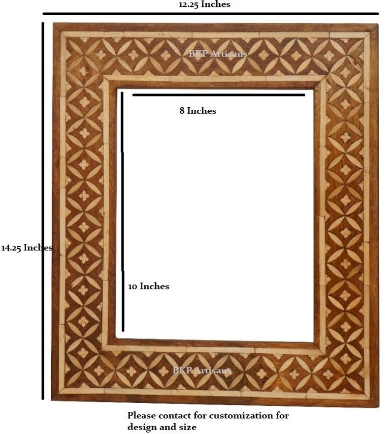Inlaid Photo Frameinlaid Mirror Frame India Antique - Etsy