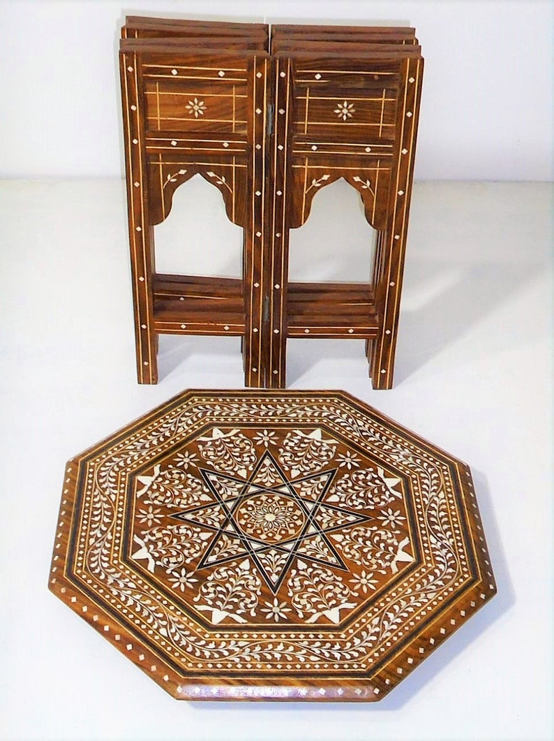 Inlay Coffee Tableinlaid Coffee Table | Etsy